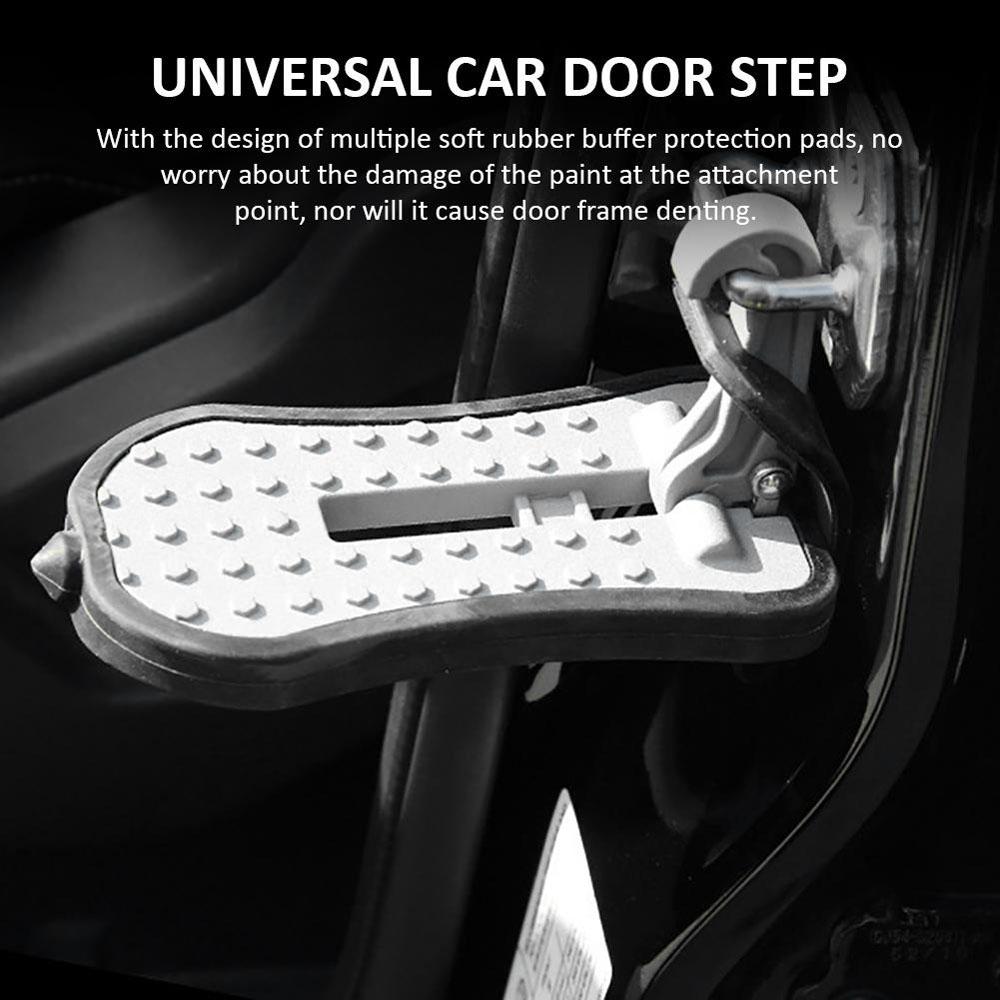 Car Foot Assist Pedal - Car Doorstep Vehicle Folding Ladder U Hook ...